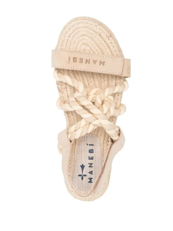 Manebí Braided Flat Sandals