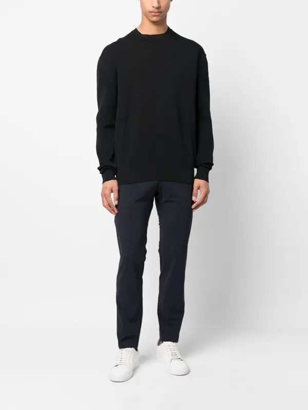 PT TORINO Tailored Straight-leg Trousers - Blue