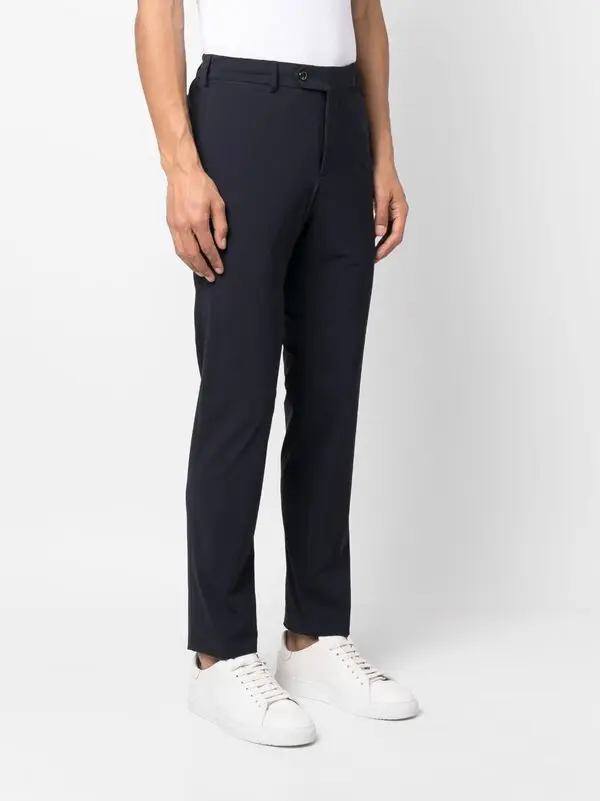 PT TORINO Tailored Straight-leg Trousers - Blue