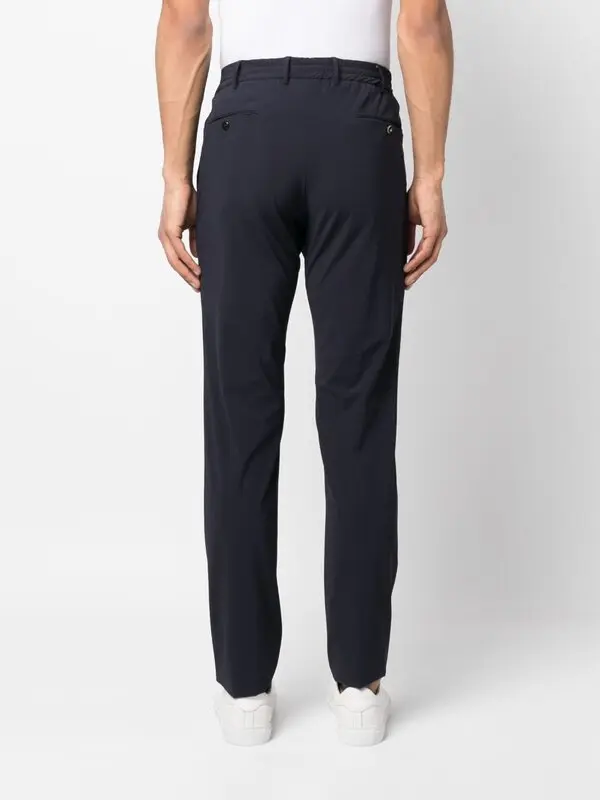 PT TORINO Tailored Straight-leg Trousers - Blue