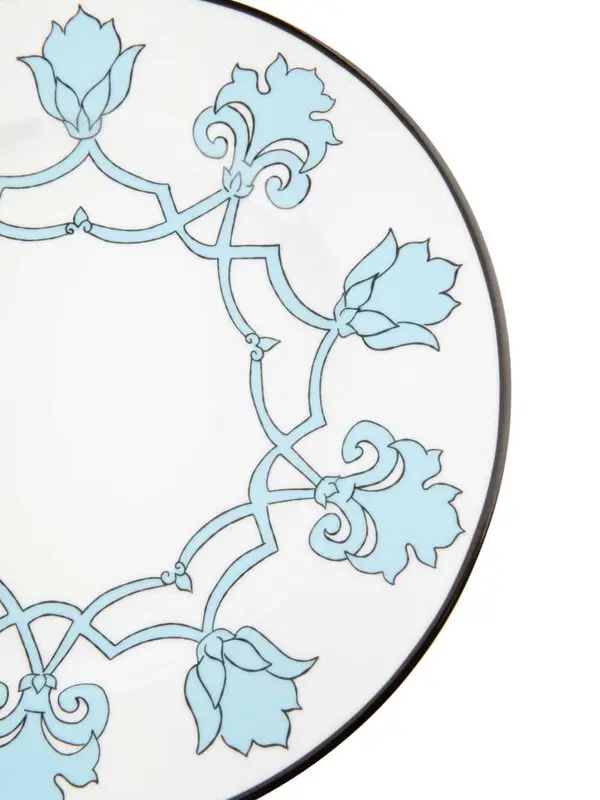 PINTO PARIS Jaipur Porcelain Soup Plate - Blue