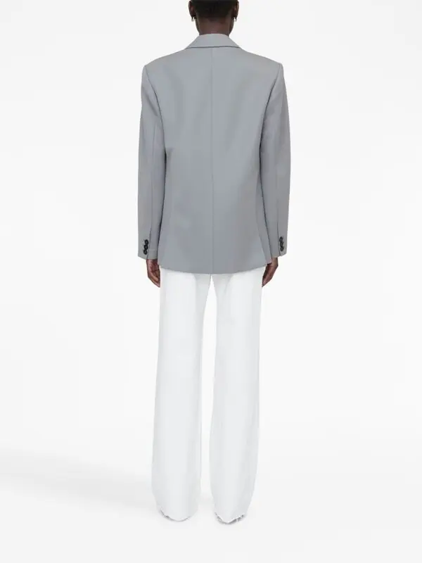 ANINE BING Ingle-breated Wool Blazer