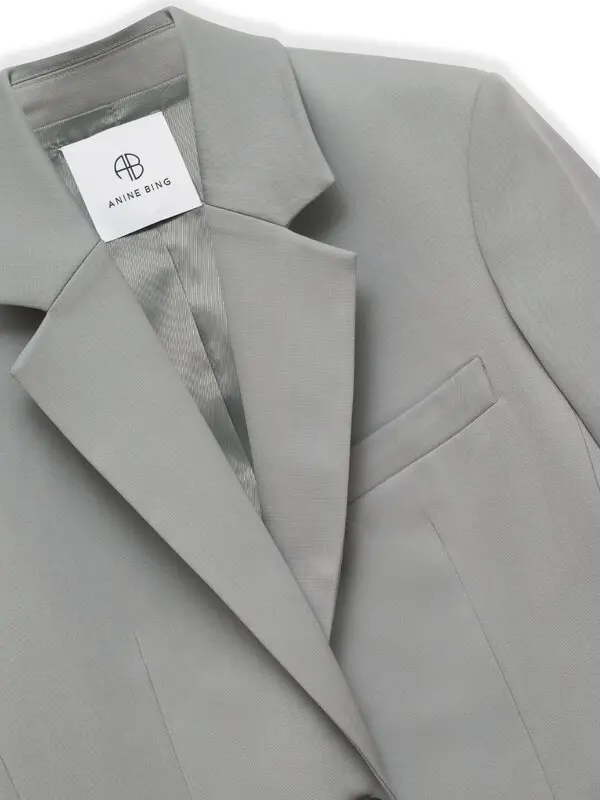 ANINE BING Ingle-breated Wool Blazer