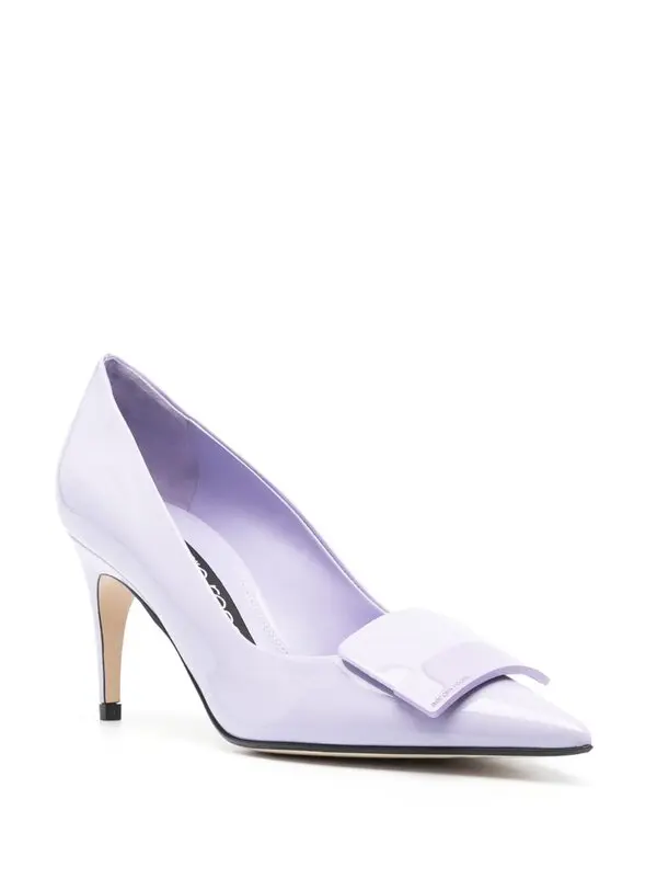 SERGIO ROSSI Sr1 75mm Patent Leather Pumps