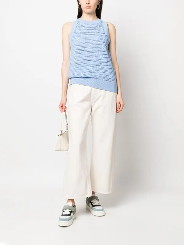 Tommy Hilfiger Open-knit Sleeveless Vest