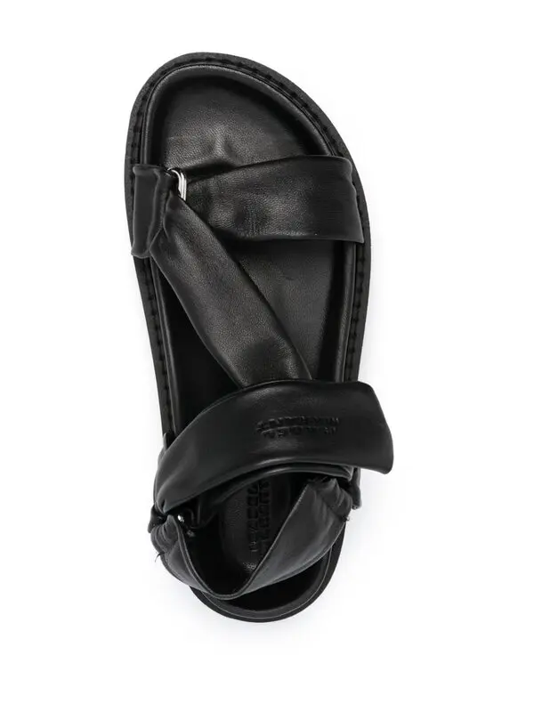 Isabel Marant Naori Grained-leather Sandals