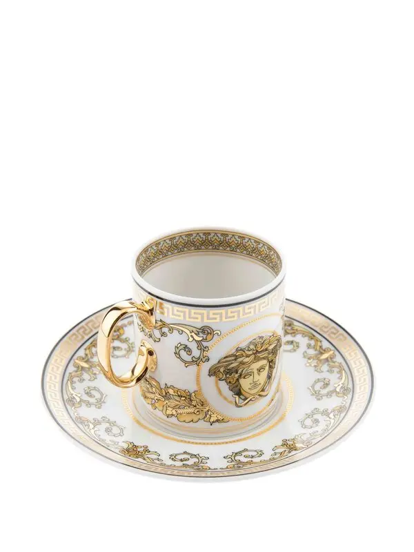 Versace Virtus Gala Espresso Cup And Saucers
