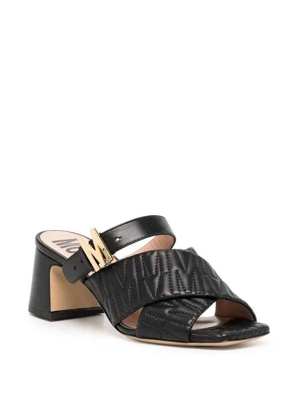 Moschino 60mm Leather Sandals