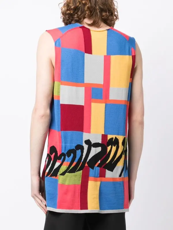 Comme Des Garçons Geometric Print Top
