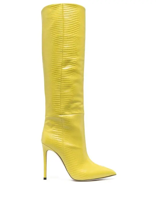 Paris Texas Lizard-effect Knee Boots