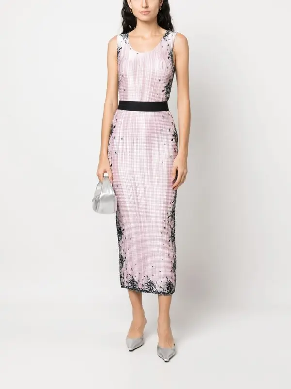 MSGM Sequin Pencil Skirt