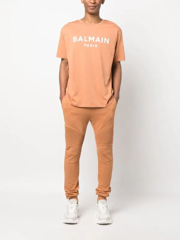 Balmain Logo-print Track Pants - Brown