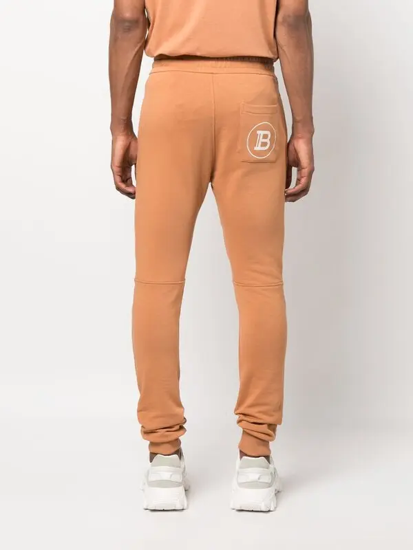 Balmain Logo-print Track Pants - Brown