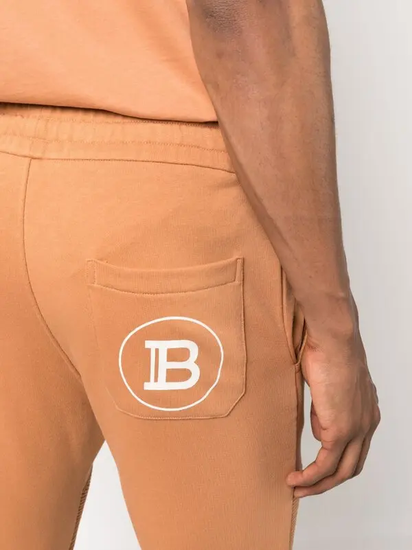 Balmain Logo-print Track Pants - Brown
