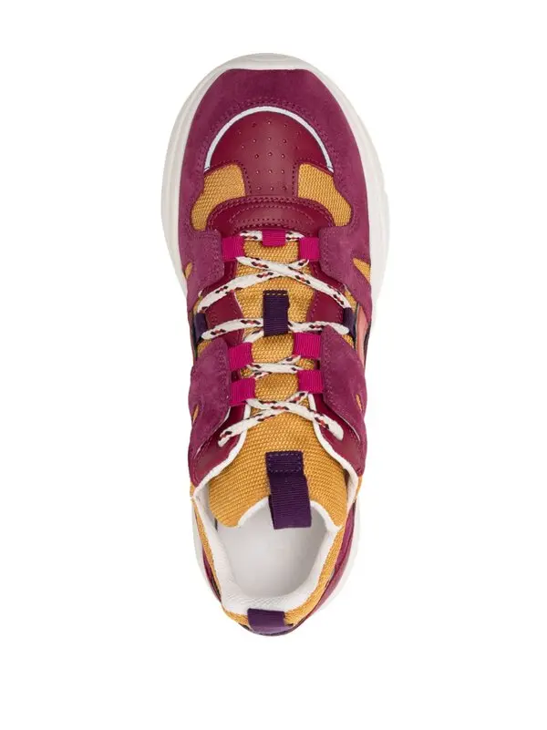 Isabel Marant Étoile Kindsay Panelled Sneakers - Purple
