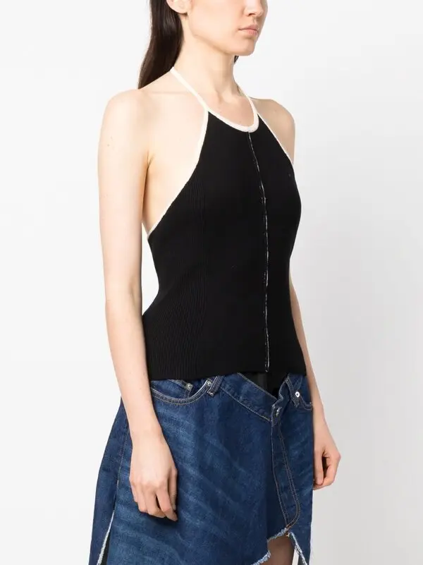 Sunnei Halterneck Knitted Top