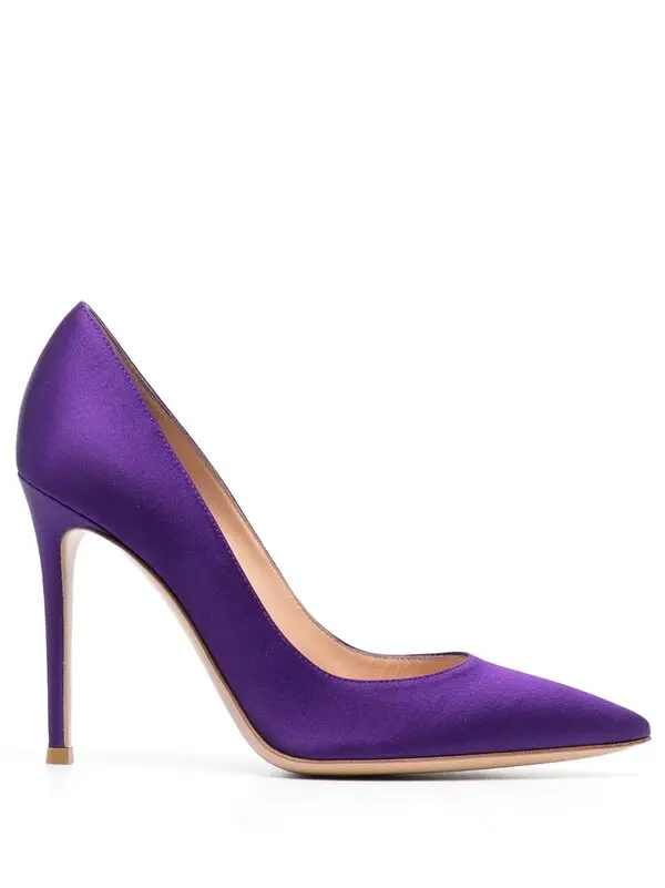 GIANVITO ROSSI 105mm Stiletto Pumps - Purple