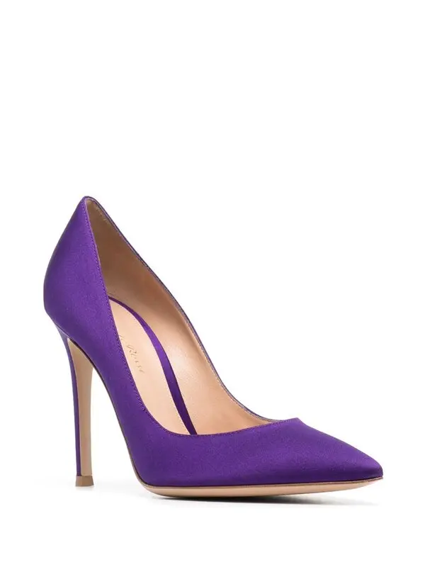 GIANVITO ROSSI 105mm Stiletto Pumps - Purple