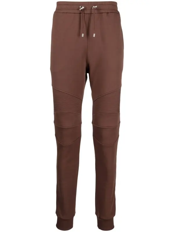 Balmain Logo-print Track Pants - Brown