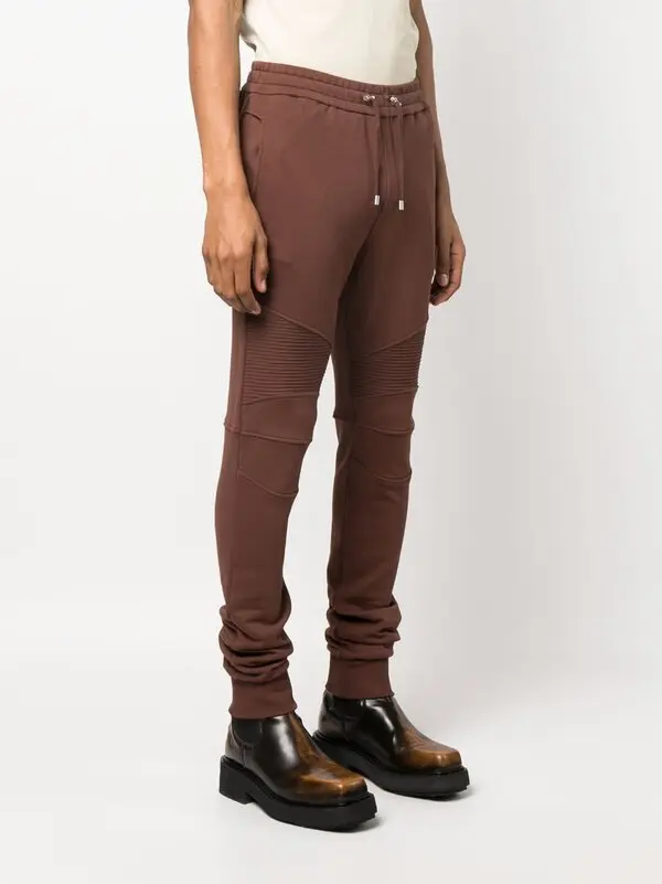 Balmain Logo-print Track Pants - Brown