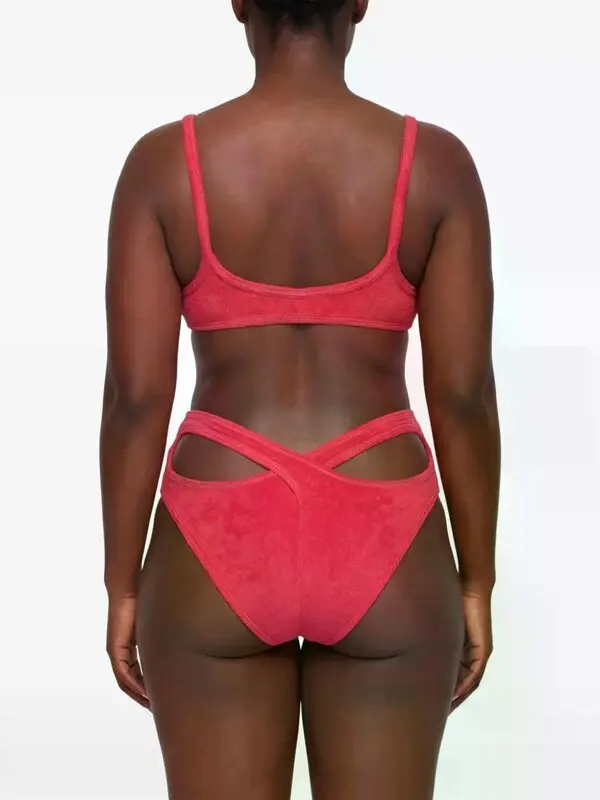 Attico Terry-cloth One-piece Swimsuit