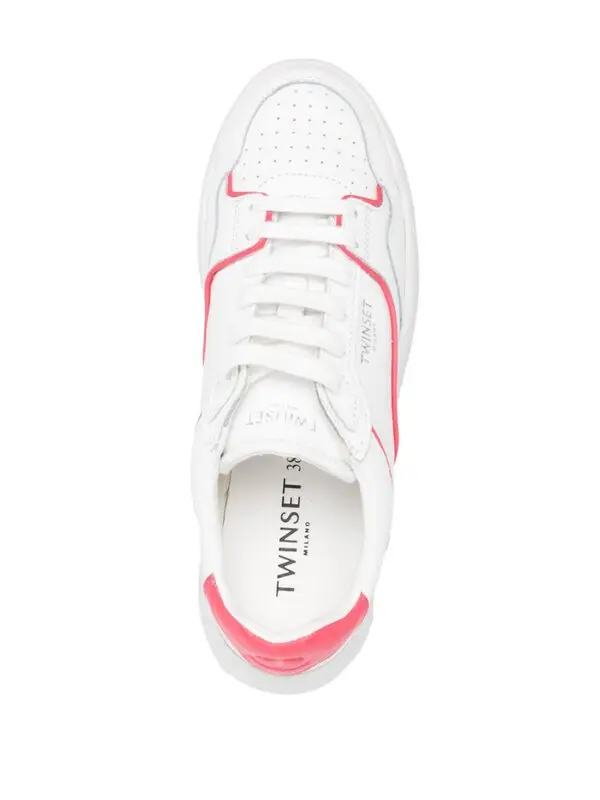 TWINSET Low-top Leather Sneakers