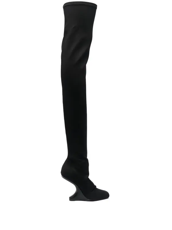 Rick Owens Cantilever 11 Thigh-high Boots