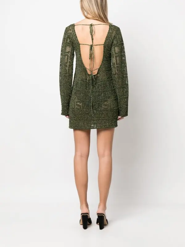 Gcds Monogram Knit Minidress