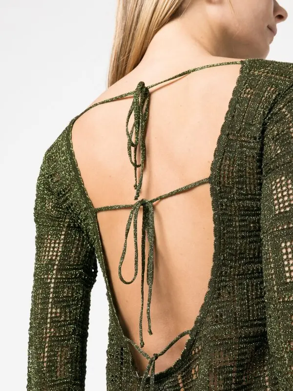 Gcds Monogram Knit Minidress