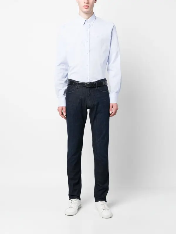 Paul & Shark Stripe-pattern Cotton Shirt