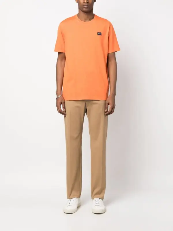 Paul & Shark Logo-patch Cotton T-shirt