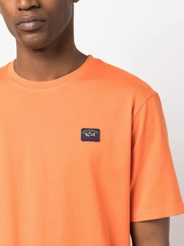 Paul & Shark Logo-patch Cotton T-shirt