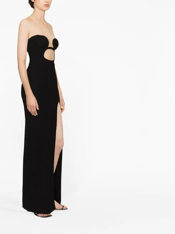 NENSI DOJAKA Cut-out Detail Strapless Dress