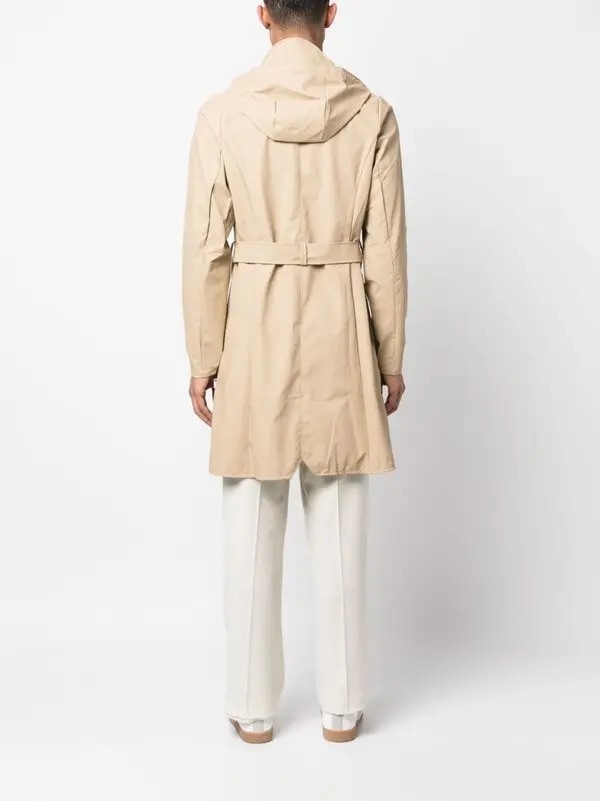 Rains Belted Hooded Raincoat