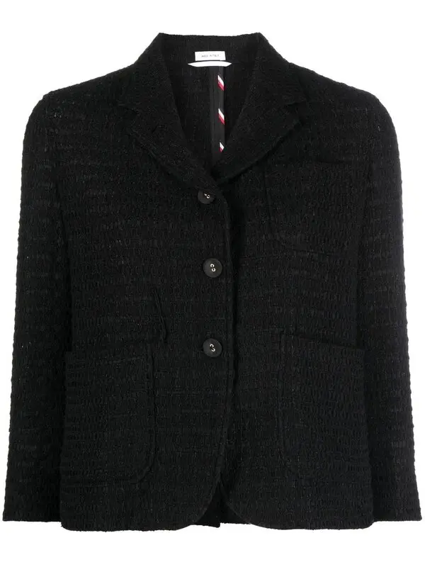 Thom Browne Cropped Tweed Jacket