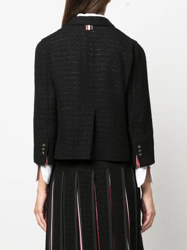 Thom Browne Cropped Tweed Jacket