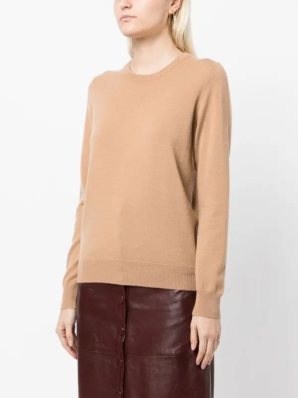 N.peal Ribbed Knit Long-sleeved Sweater
