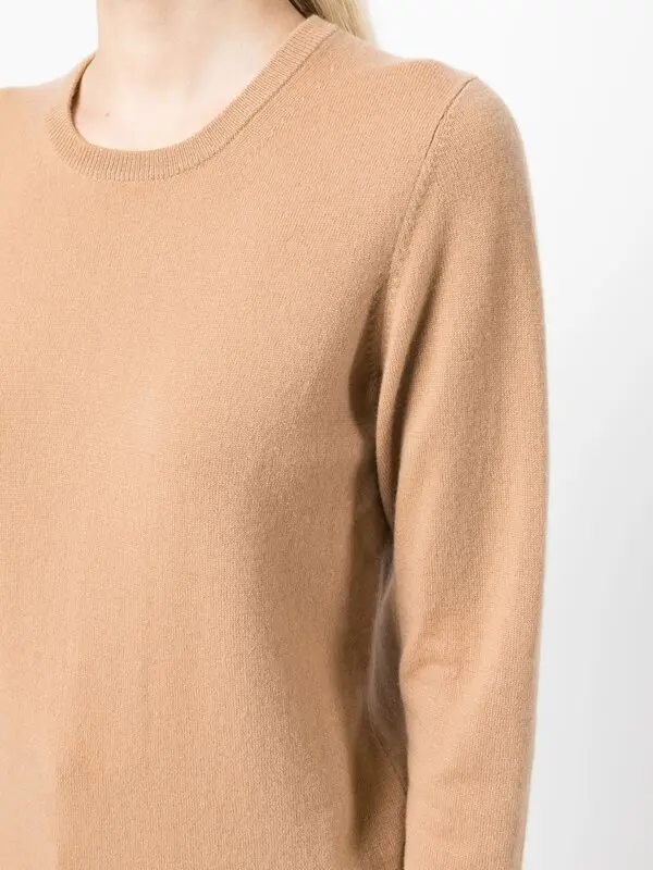 N.peal Ribbed Knit Long-sleeved Sweater