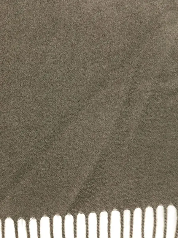 N.peal Cashmere Large Woven Scarf - Green