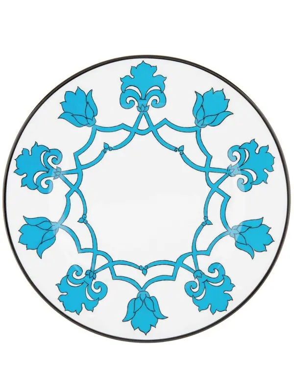 PINTO PARIS Jaipur Porcelain Dinner Plate - Blue