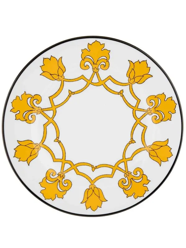 PINTO PARIS Jaipur Porcelain Dinner Plate - Yellow