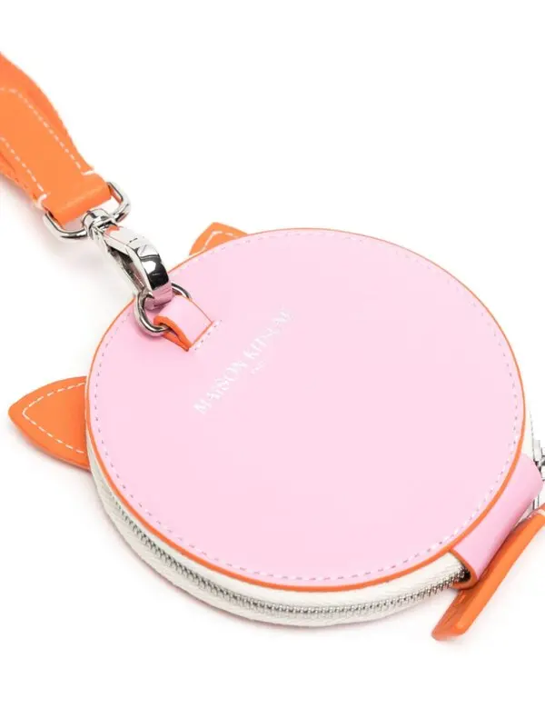 Maison Kitsuné Two-tone Leather Coin Purse