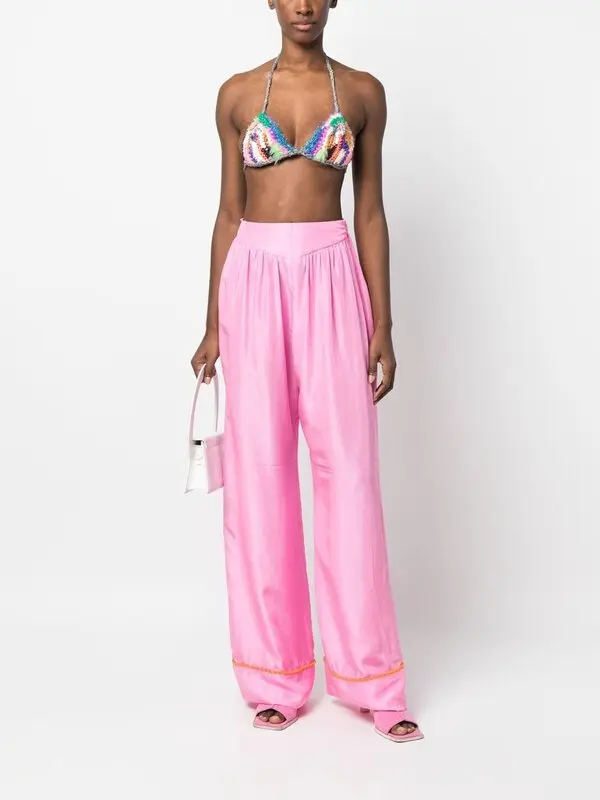 FORTE_FORTE Rainbow Knit Bikini Top