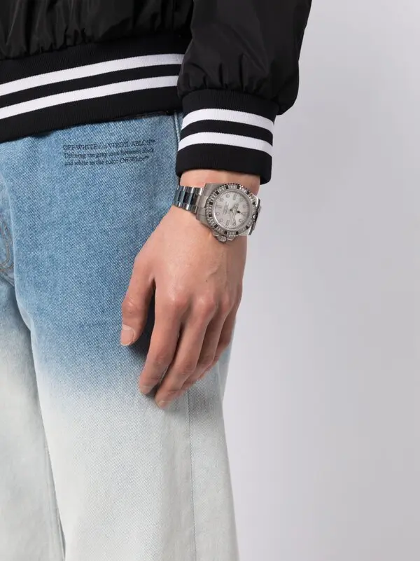A Bathing Ape® Type 1 Bapex® Crystal Stone 40mm - Silver 