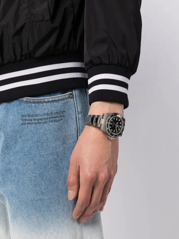 A Bathing Ape® Type 1 Bapex® Crystal Stone 40mm - Silver