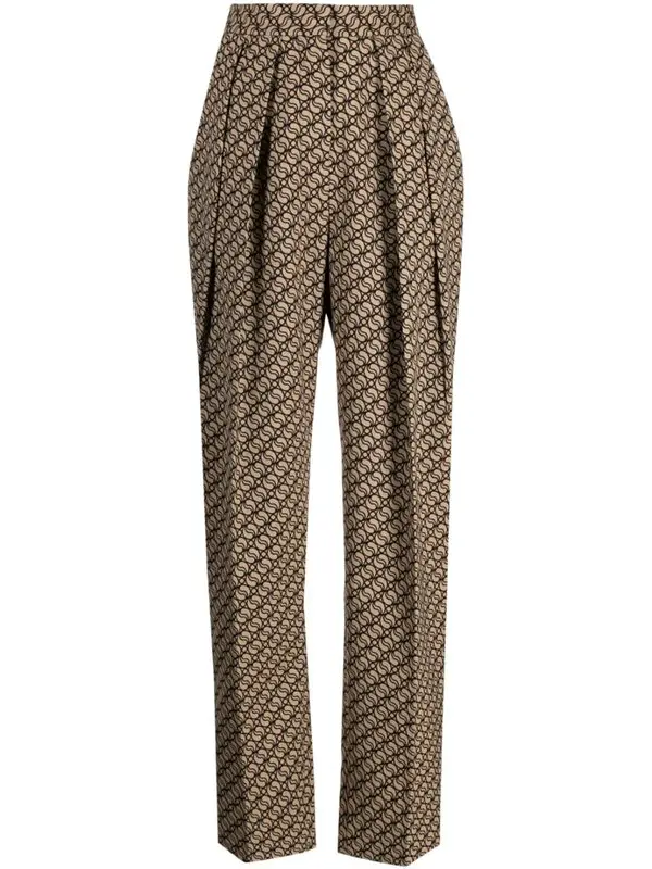 Stella McCartney Straight-leg Wool-blend Trousers