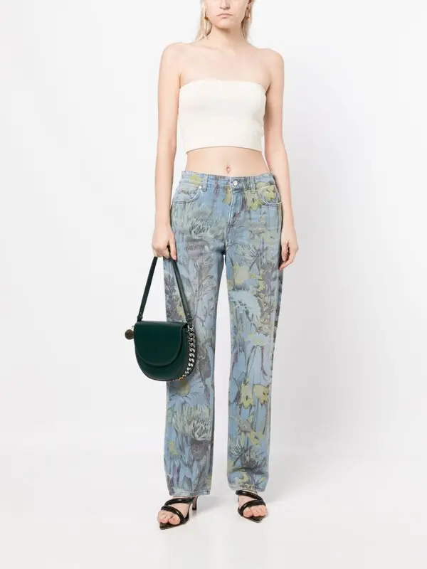 Stella McCartney Rewild Flora Denim Trousers