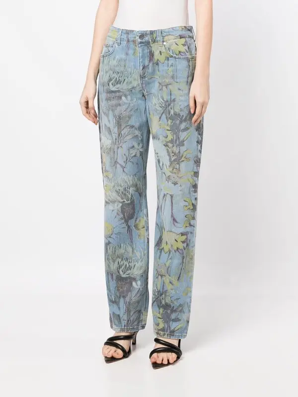 Stella McCartney Rewild Flora Denim Trousers