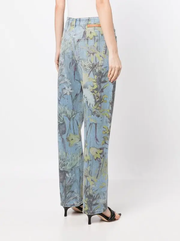 Stella McCartney Rewild Flora Denim Trousers