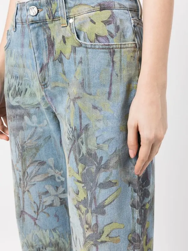 Stella McCartney Rewild Flora Denim Trousers